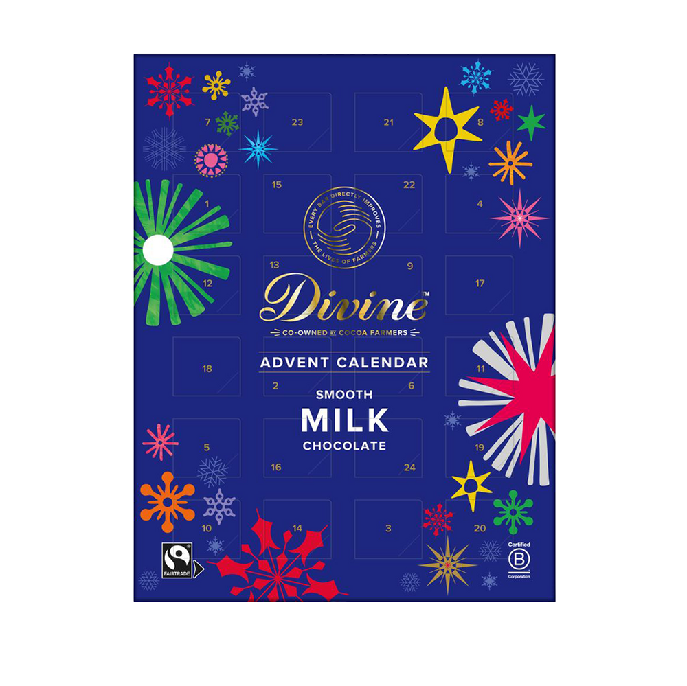 Divine Milk Chocolate Advent Calendar, 85G - We Are Fair Trade Ltd